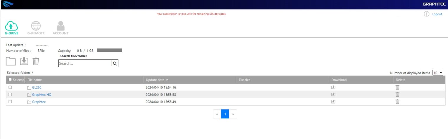 Remote Control Service G-REMOTE | GRAPHTEC